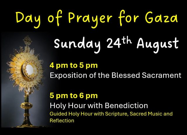 Exposition of the Blessed Sacrament and Holy Hour to Pray for Peace in ...